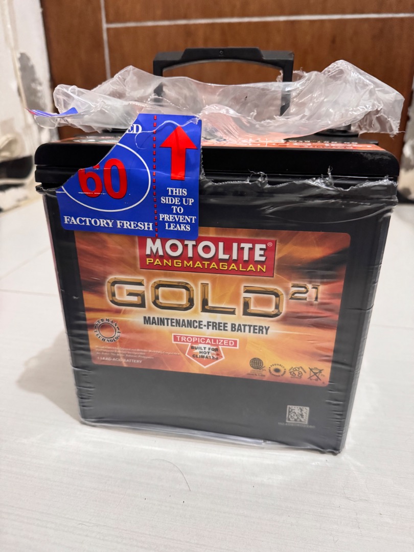 Motolite Gold NS40, Car Parts & Accessories, Other Automotive Parts and ...