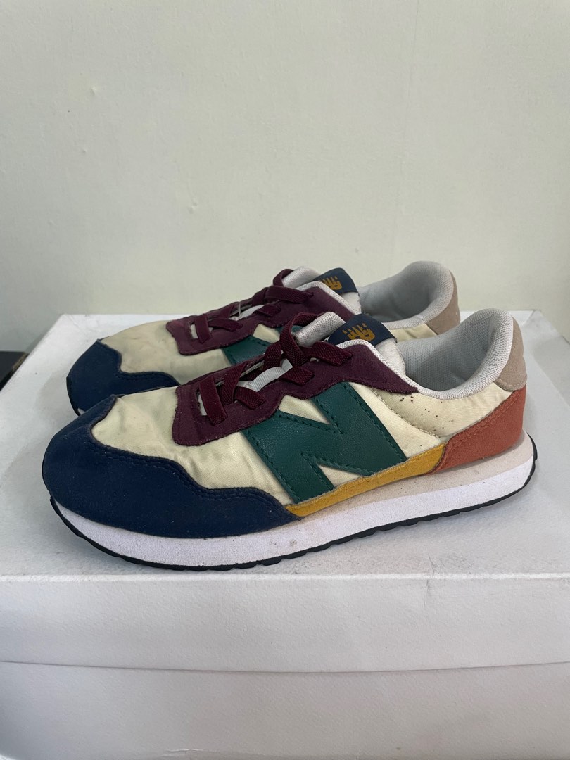 New Balance 237 Multi color US2, Babies & Kids, Babies & Kids Fashion ...