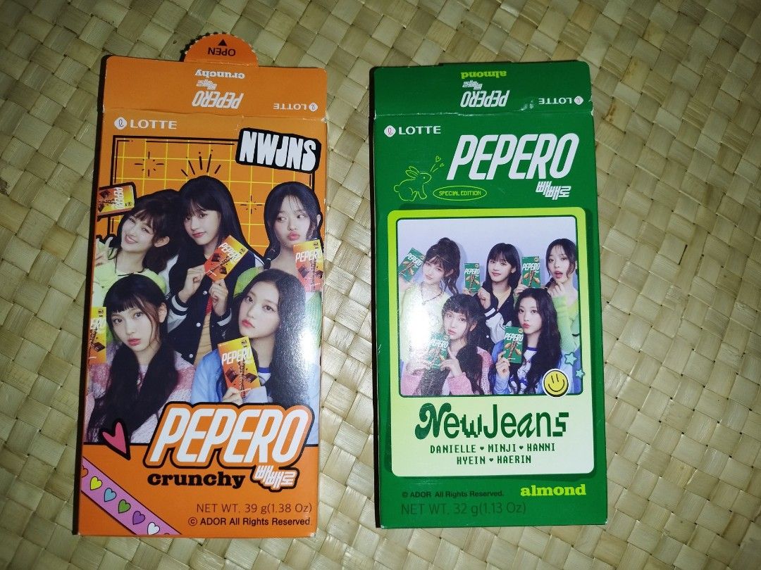 NEW JEANS PEPERO BOX ONLY, Hobbies & Toys, Collectibles & Memorabilia ...