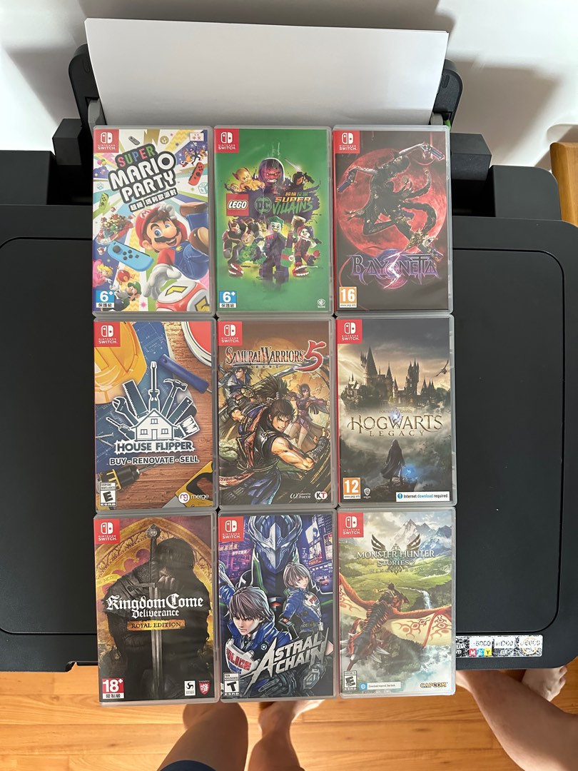 Nintendo Switch game Super Mario Party / Lego DC Villains / Bayonetta 3 ...