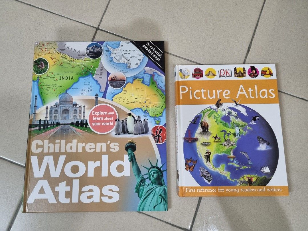 Picture Atlas Flags Continents World Map Children, Hobbies & Toys ...