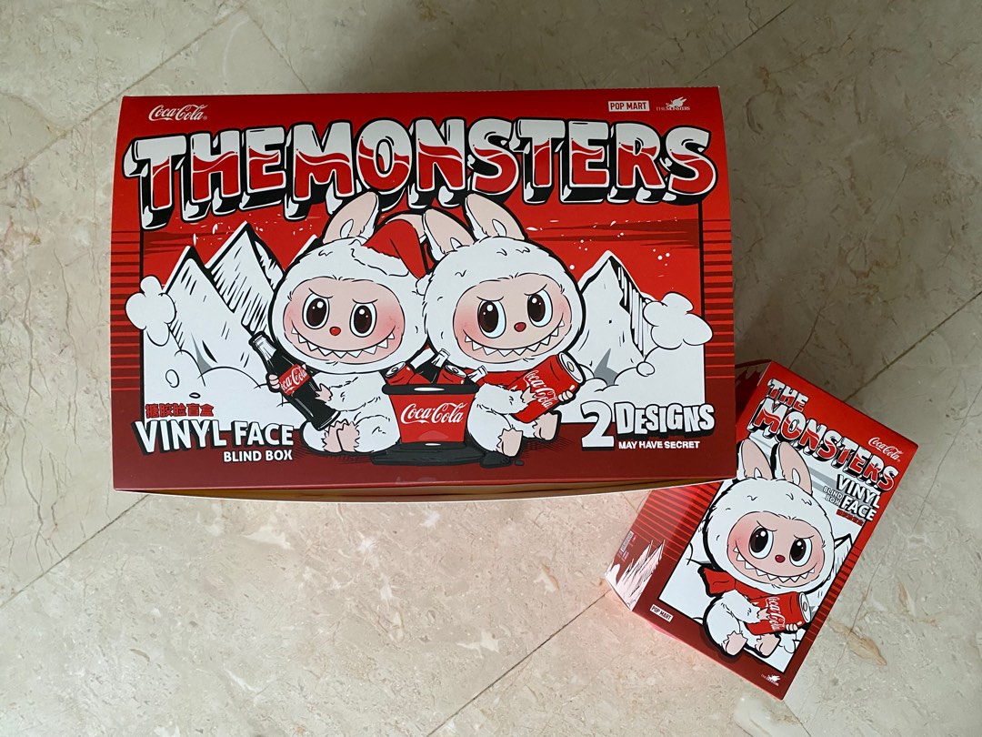 POPMART coke labubu, Hobbies & Toys, Toys & Games on Carousell