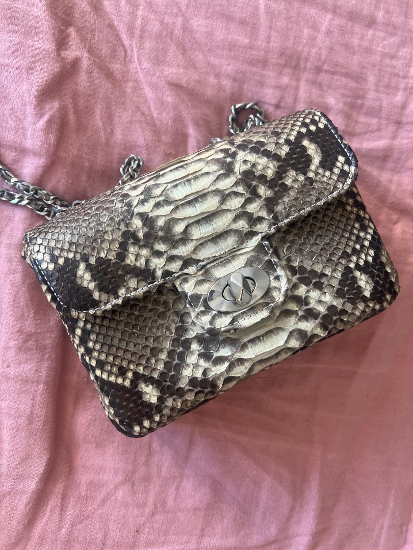 Real Snake Skin bag, Women's Fashion, Bags & Wallets, Purses & Pouches ...