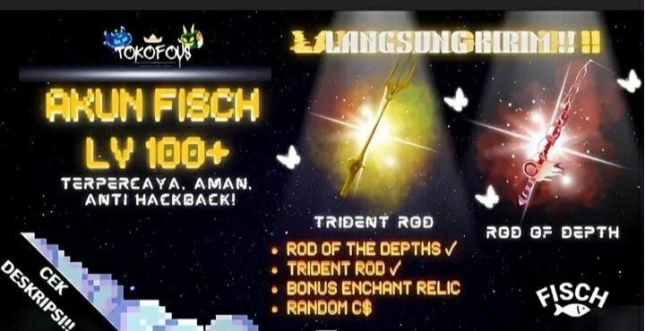 Roblox Fisch Starter Account, Video Gaming, Gaming Accessories, In-Game ...