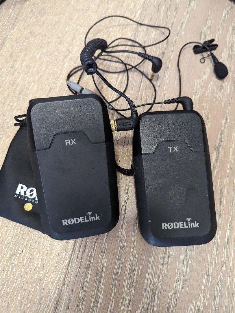 Rode link wireless Filmmaker audio system recording (transmitter ...