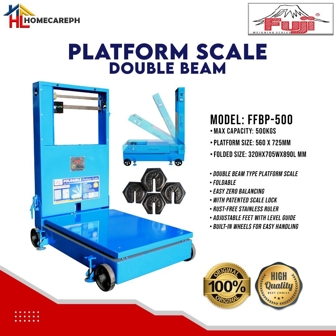 Sakae Fuji Platform Scale 500kgs Double Beam (FFBP-500), Commercial ...