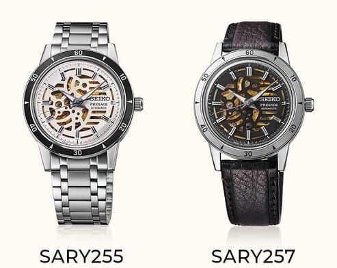 【現貨】日本版 日本製造 Seiko Presage SARY255 不銹鋼錶帶/ SARY257 ( SSA461 )真皮錶帶 Style60’s Skeleton Dial 自動機械鏤空男 ...