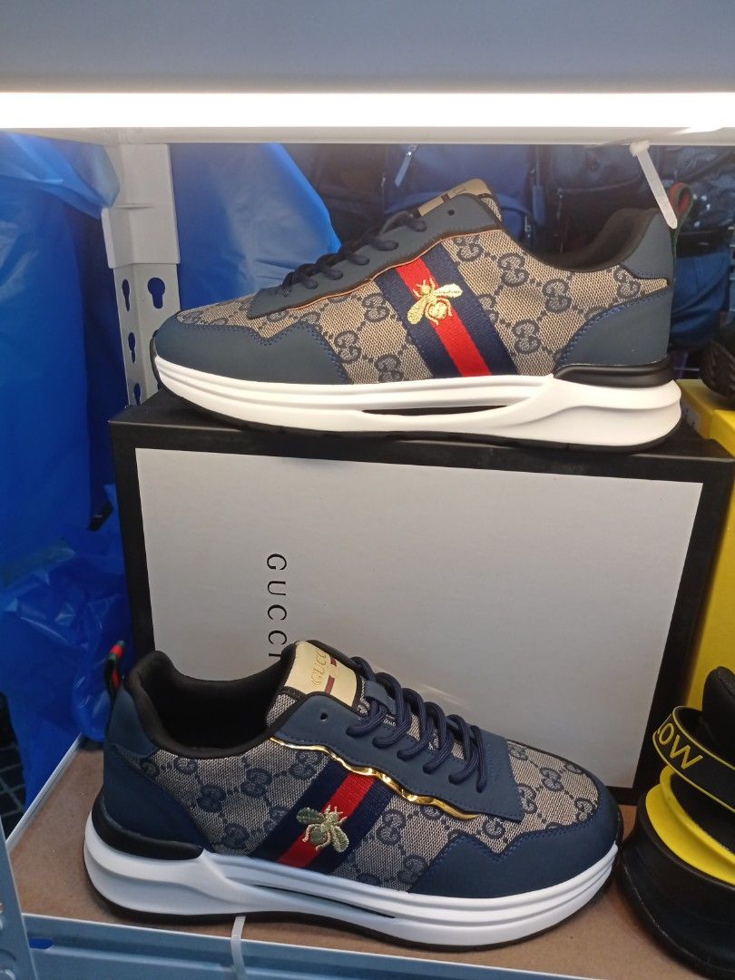 Sepatu gucci pria ukuran 43, Fesyen Pria, Sepatu , Sneakers di Carousell
