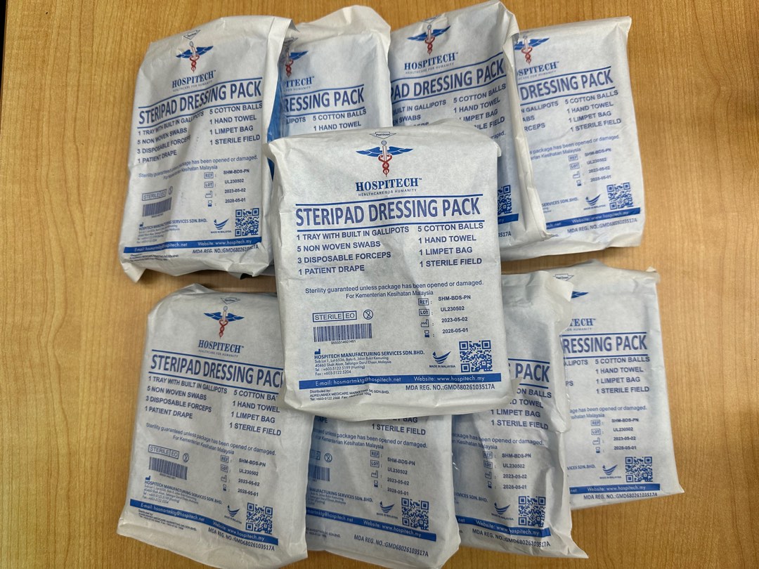 Sterile Dressing Pack, Health & Nutrition, Medical Supplies & Tools on ...