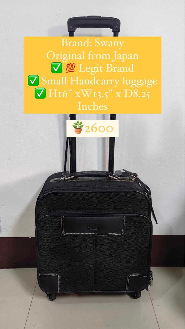 Swany Original from Japan Small Luggage, Hobbies & Toys, Travel ...