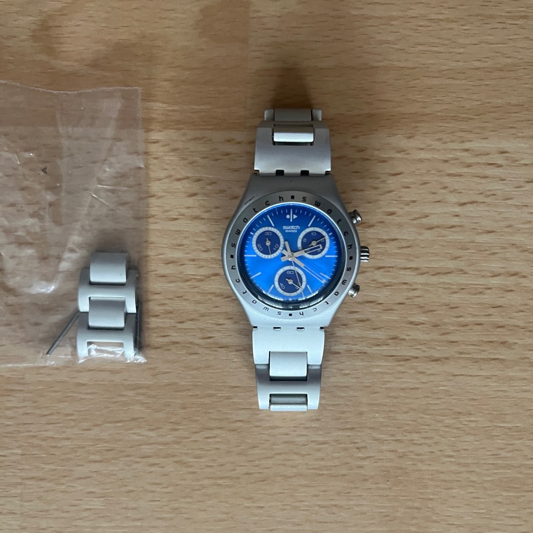 Swatch metal, Men's Fashion, Watches & Accessories, Watches on Carousell