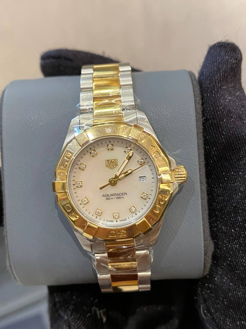 TAG HEUER LADY AQUARACER DIAMOND MOTHER OF PEARL, Luxury, Watches on ...