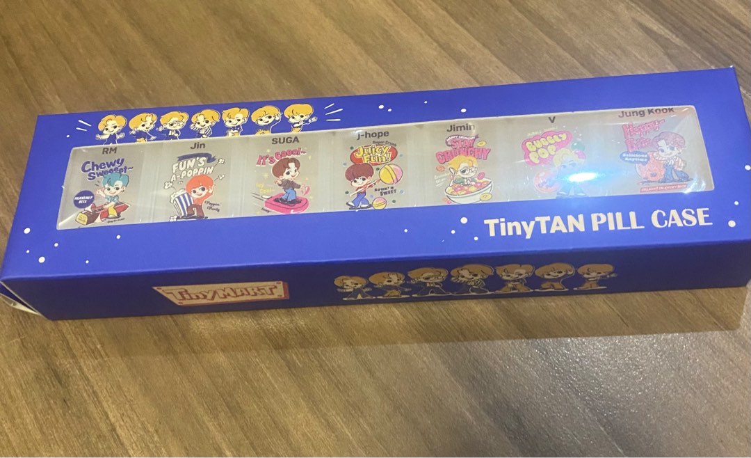 Tinytan pillcase tinymart, Hobbies & Toys, Memorabilia & Collectibles, K-Wave on Carousell
