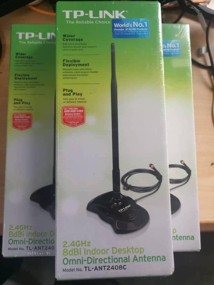 TP-Link WIFI Booster Antenna TL-ANT2408C Indoor Desktop Omni ...