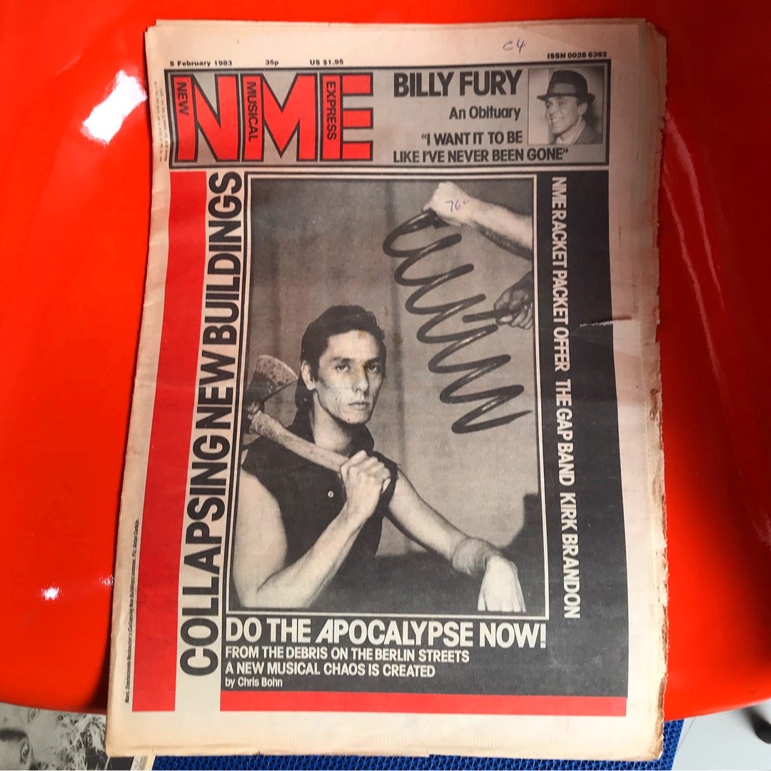 Vintage NME Magazine NEW MUSICAL EXPRESS 5th February 1983 Einsturzende ...