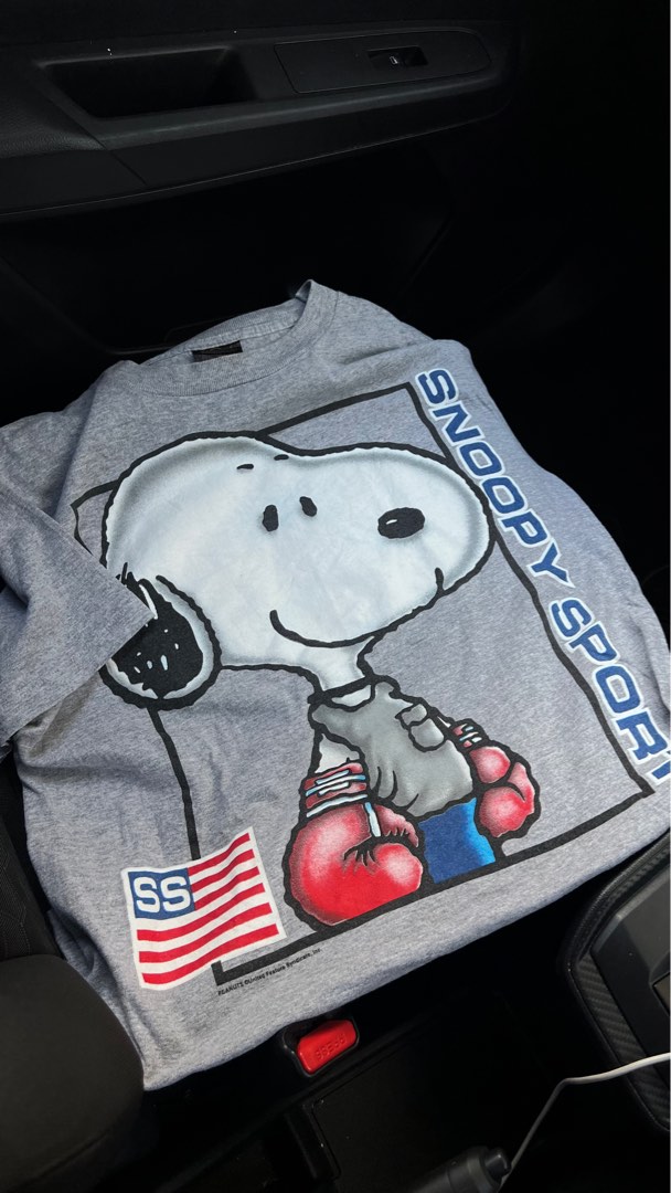 Vintage Snoopy Sport Boxing Tee, Men's Fashion, Tops & Sets, Tshirts ...