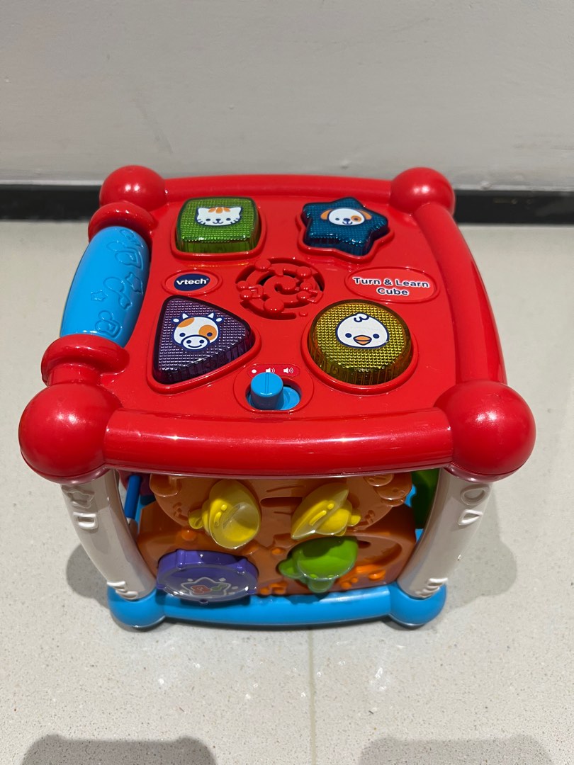 Vtech Turn &Learn Cube, Babies & Kids, Infant Playtime on Carousell