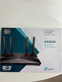 TPlink Router EX511 AX3000 WiFi 6, Computers & Tech, Parts ...