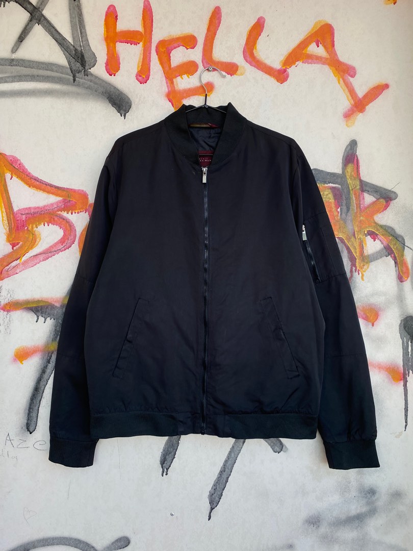 ZARA MAN MA-1 M65 MILITARY JACKET, Men's Fashion, Coats, Jackets and Outerwear on Carousell