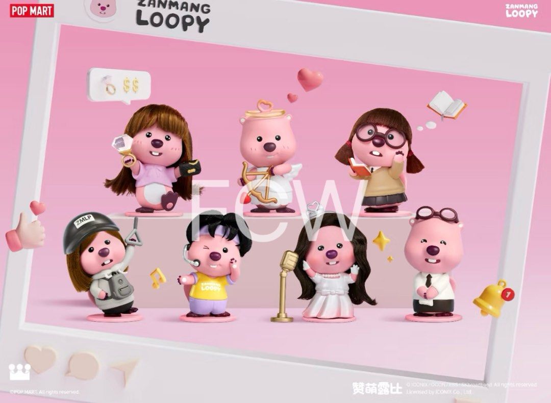 散賣/原盒 Loopy 贊萌露比的朋友圈系列 FIGURES POP MART POPMART 泡泡瑪特 盲盒 doll figure ...