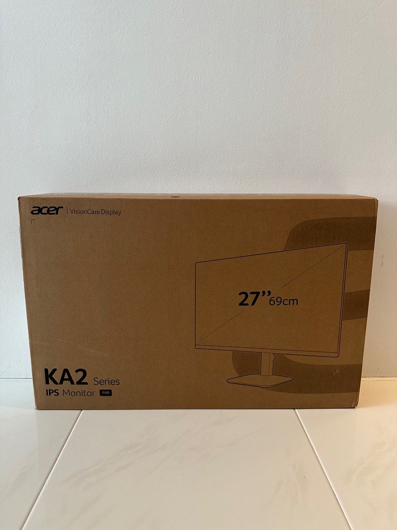 Acer 27” Inch FHD IPS Gaming Monitor with 1ms Response Time & 120Hz ...