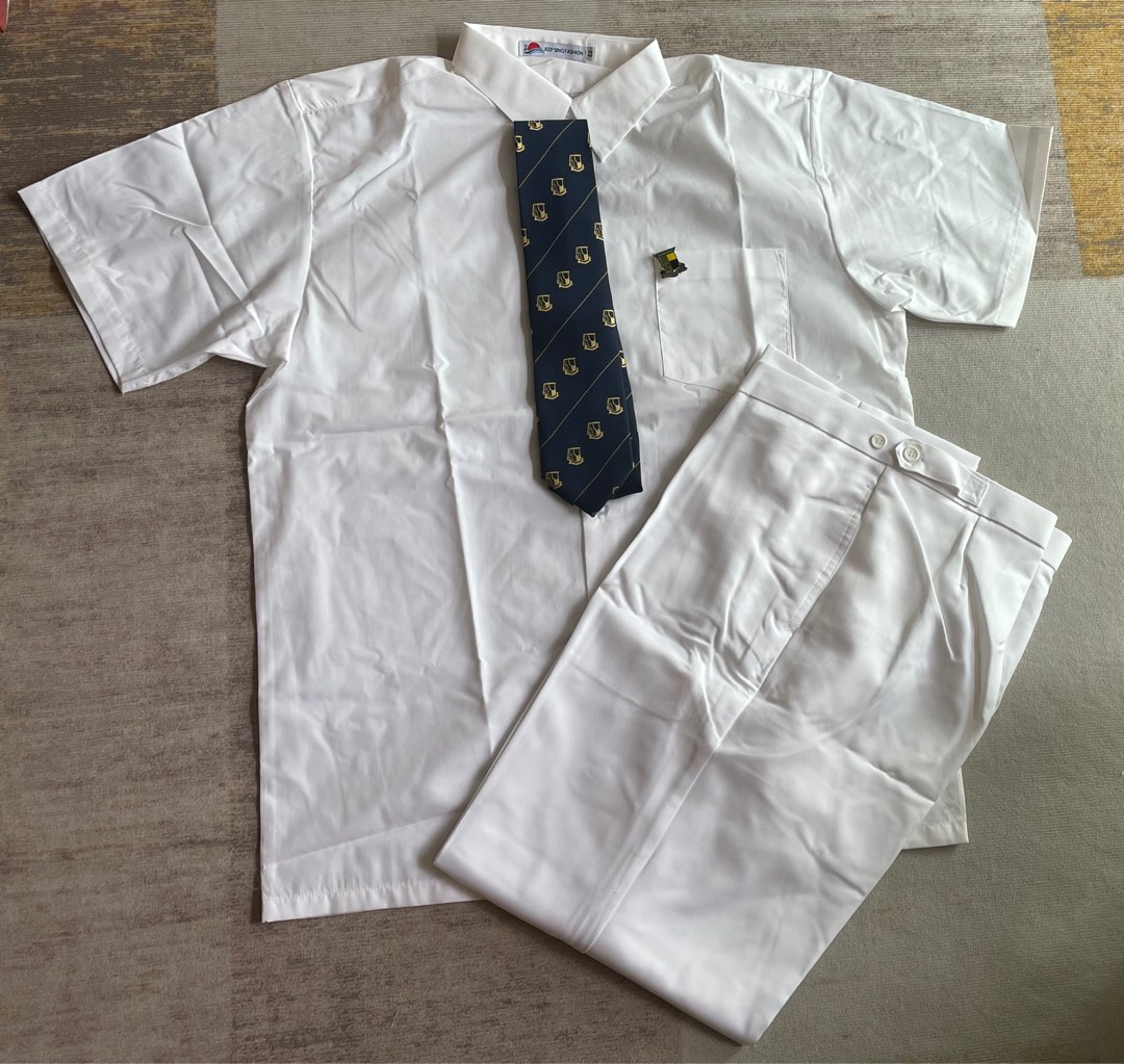 Anderson Secondary School Upper Sec Boy Uniform, Men's Fashion, Tops ...