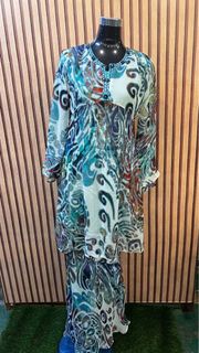 Baju Raya RAYHA Kurung Chiffon Elegant Cassandra in Champagne, Women's ...