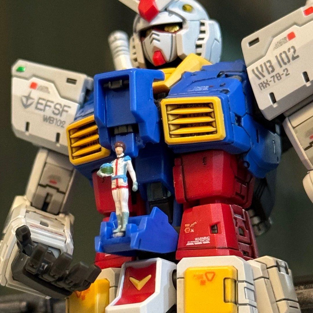 Bandai Gundam Model Kit Pilot Figure (painted) Gundam Metal build,rg ...
