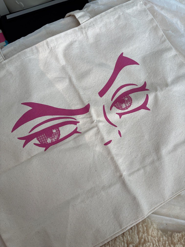 billie eilish x takashi murakami x readymade verdy tote bag, 女裝, 手袋及銀包 ...