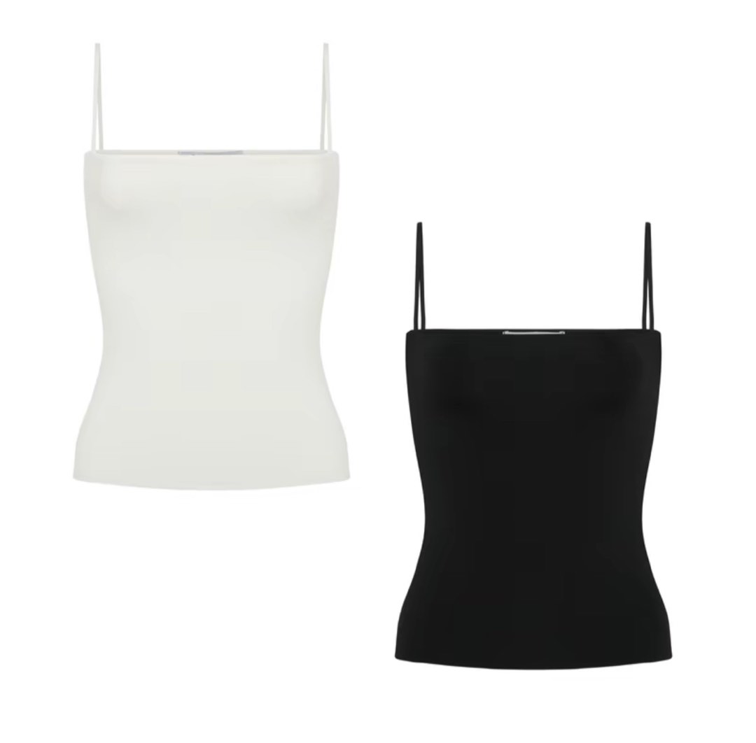 BSCO Oda Tank Top in Black and White, Women's Fashion, Tops, Sleeveless ...