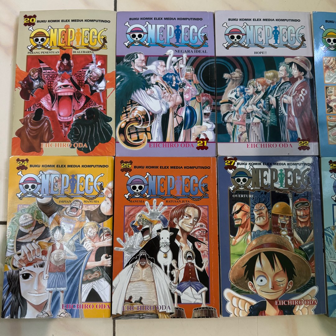 Buku komik one piece vol 20 21 22 23 24 25 27 29, Buku & Alat Tulis ...