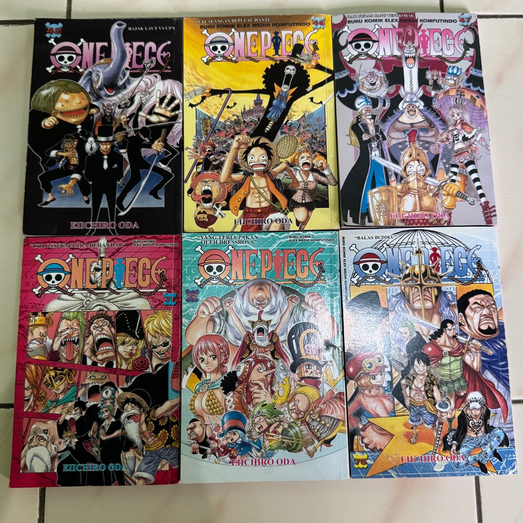 Buku komik one piece vol 42 46 47 71 72 75 31 33 34 36, Buku & Alat ...
