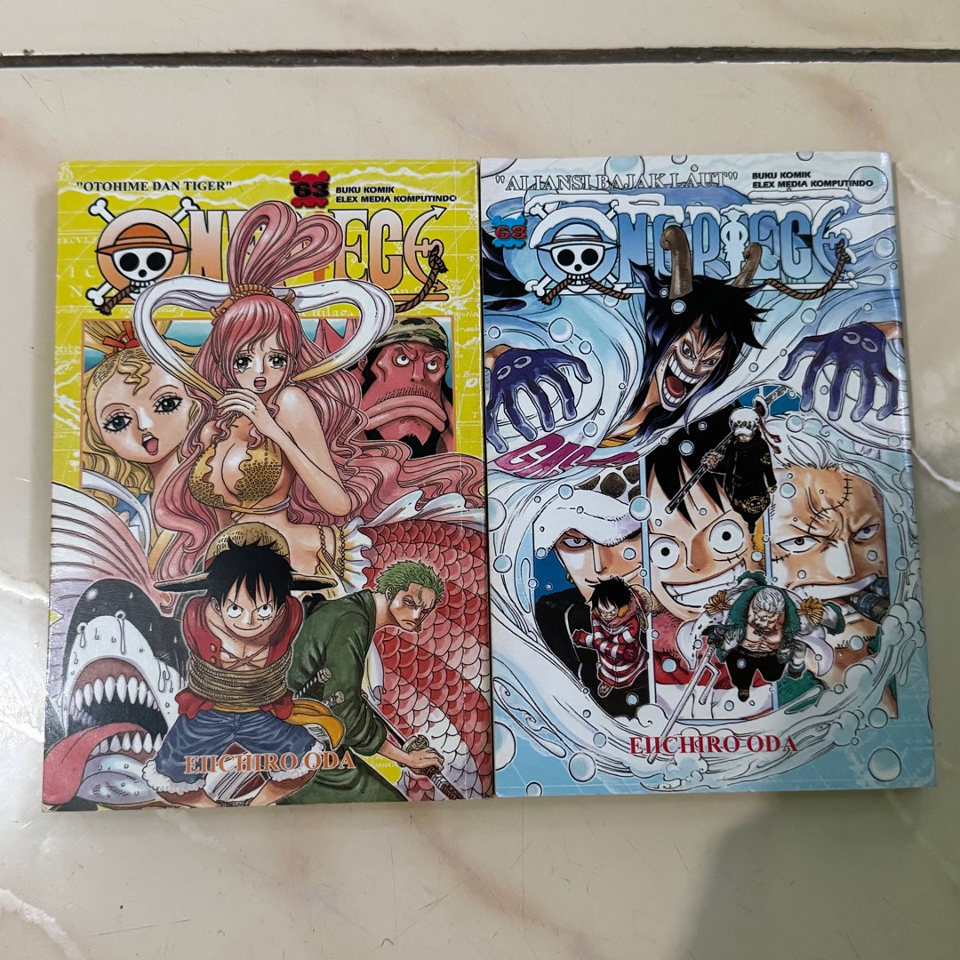 Buku Komik one piece vol 63 68, Buku & Alat Tulis, Komik dan Manga di ...