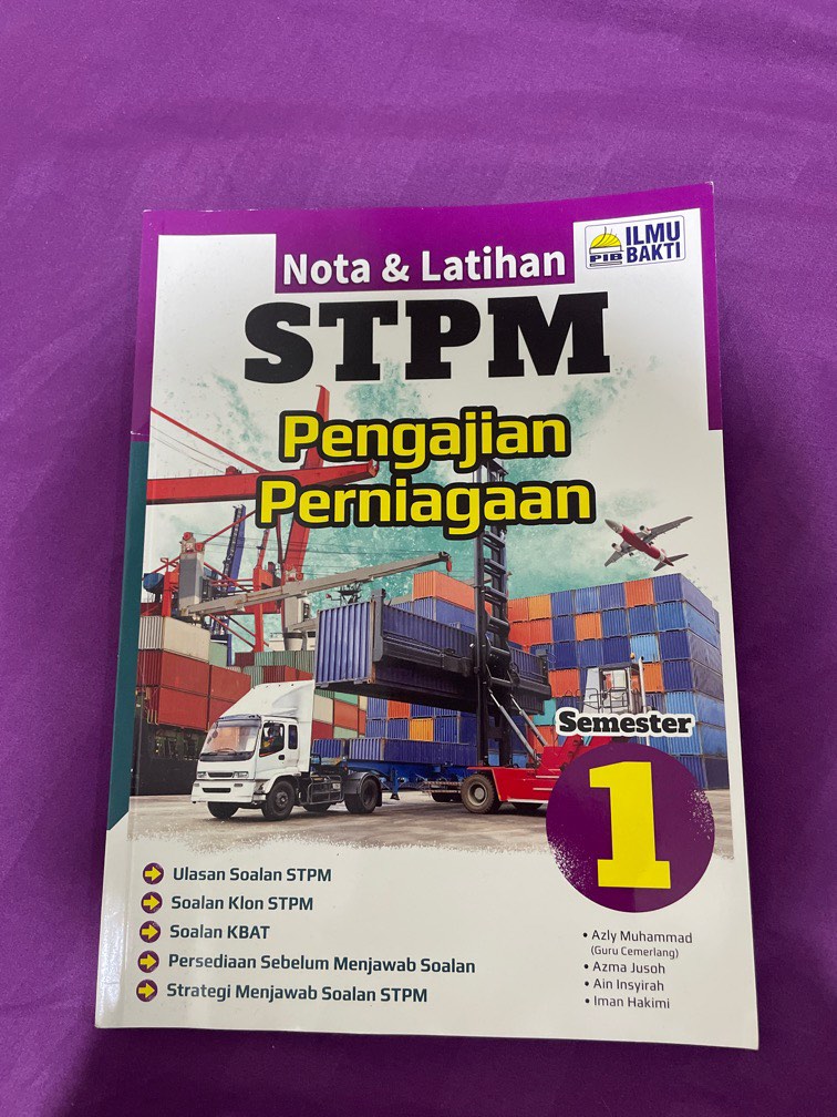 Buku STPM SEM 1 Pengajian Perniagaan, Hobbies & Toys, Books & Magazines ...