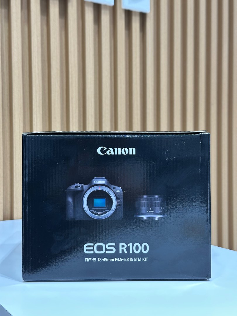 CANON EOS R100 KIT (RF-S 18-44mm), Photography, Cameras on Carousell