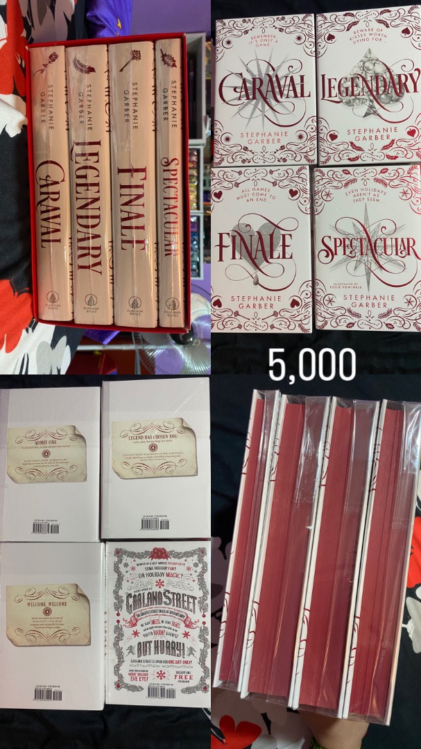 Caraval Holiday Edition Boxes Set, Hobbies & Toys, Books & Magazines ...