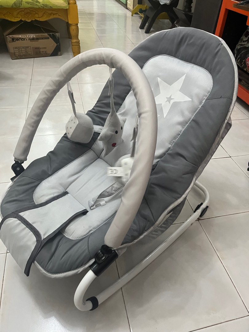 COCOBB Portable Sturdy Stable Baby Bounce Chair Rock Bed With Toys ...