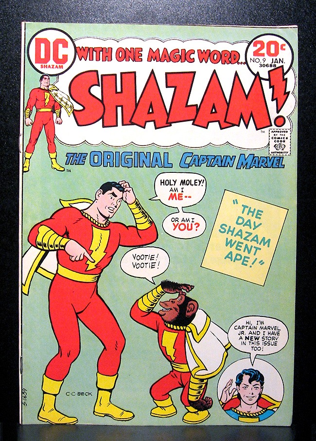 COMICS: DC: Shazam #9 (1974), 1st Captain Marvel Jr. solo story in DC Comics/1st Bonzo app ...