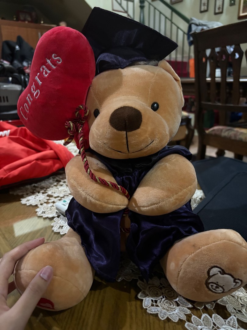 Convocation Teddy Bear, Hobbies & Toys, Toys & Games on Carousell