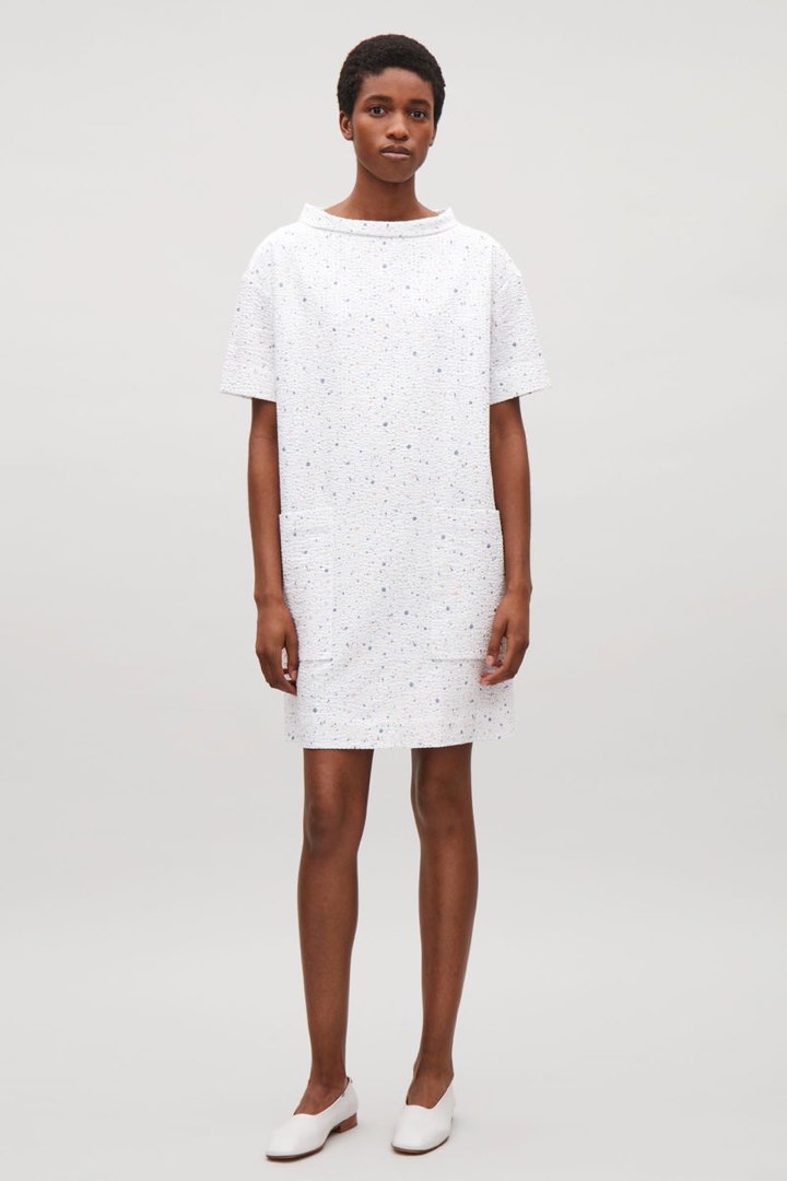 COS Patterned Dress, Women's Fashion, Dresses & Sets, Dresses on Carousell