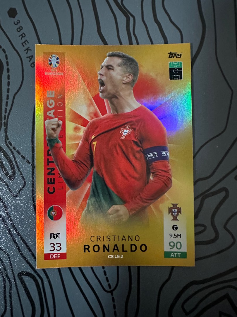 Cristiano Ronaldo LIMITED EDITION centerstage Euro2024 RARE!!, Hobbies ...