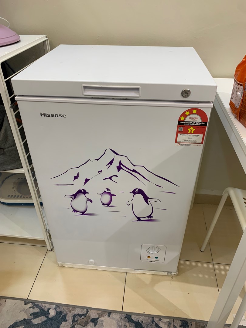 Deep Freezer 128L Hisense Super Cheap, TV & Home Appliances, Kitchen ...