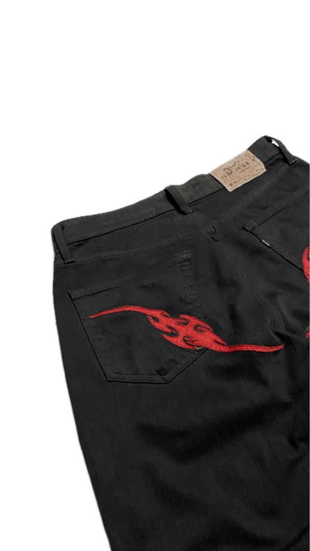 Edwin Red Blood Tribal Rework Jeans, Men's Fashion, Bottoms, Jeans on ...