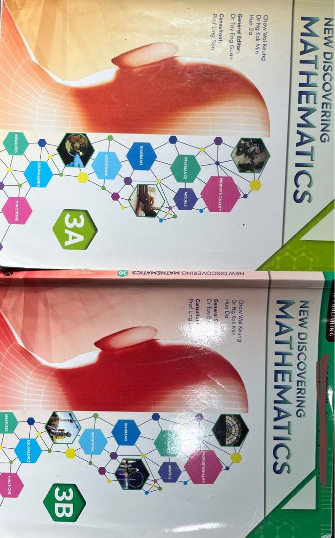 Emath 3A/B Textbook *full set*, Hobbies & Toys, Books & Magazines ...