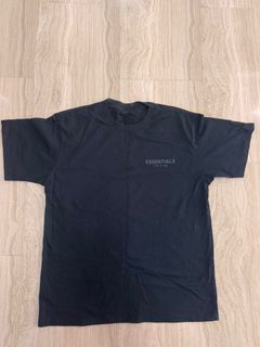 Essentials T Shirt Black, Men's Fashion, Tops & Sets, Tshirts & Polo ...