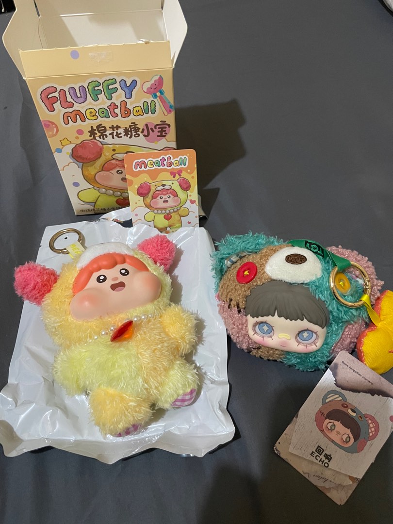 FLUFFY MEATBALL PLUSH SET, Hobbies & Toys, Toys & Games on Carousell