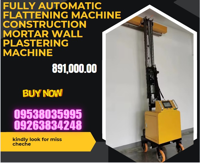 Fully Automatic Flattening Machine Construction mortar wall plastering machine, Everything Else ...