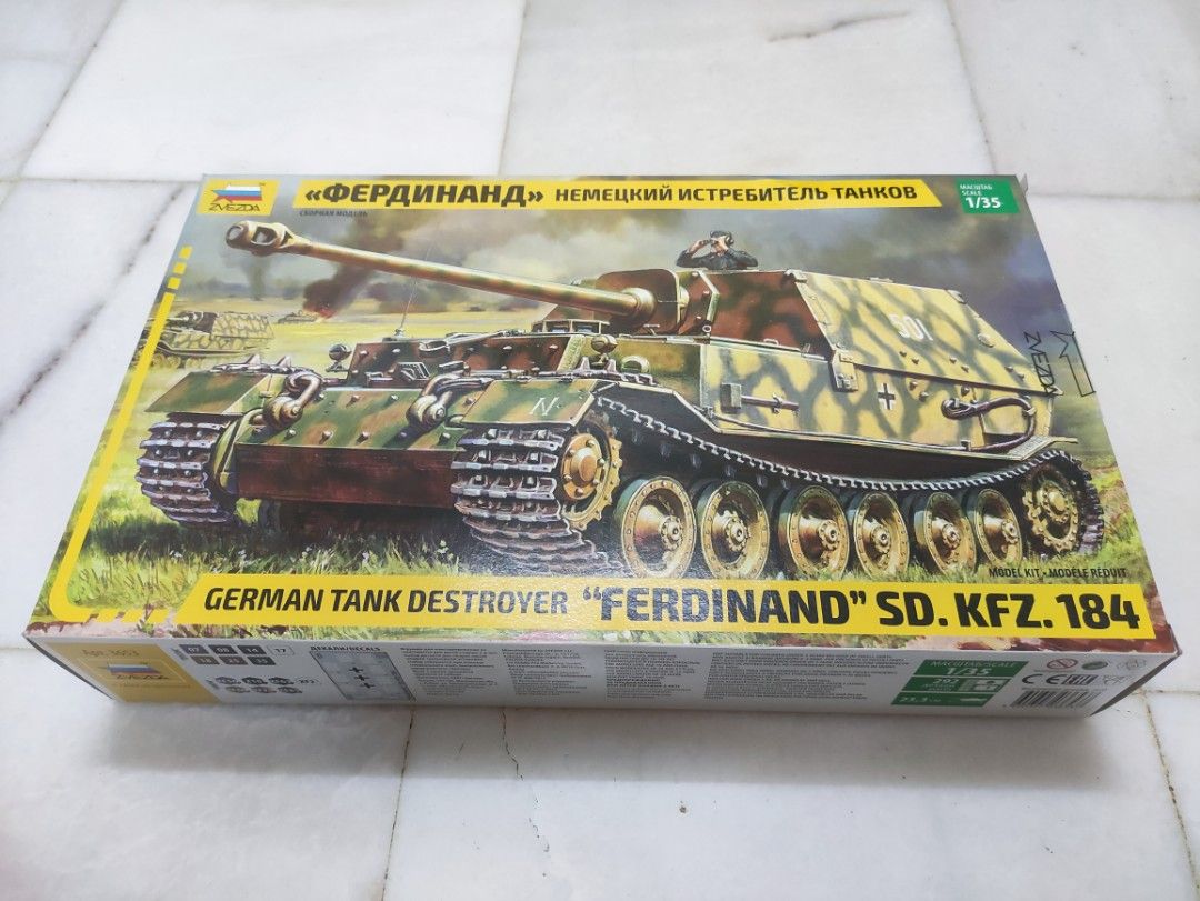 German tank destroyer 'FERDINAND' 1/35, Hobbies & Toys, Toys & Games on ...