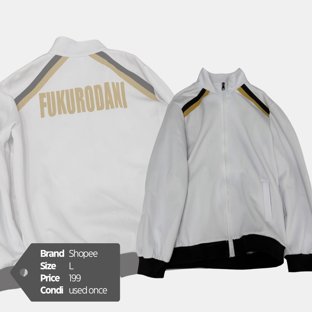 Haikyuu Fukurodani Jacket, Men's Fashion, Activewear on Carousell