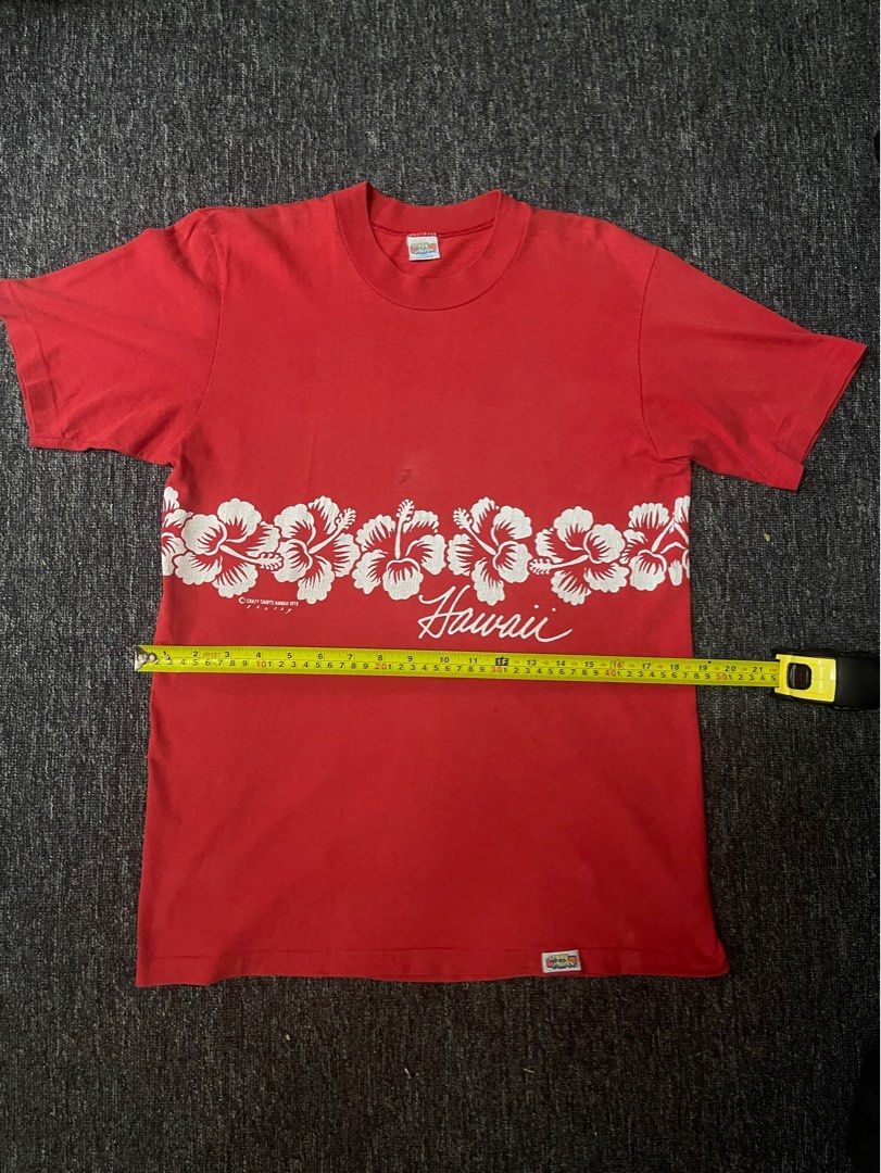 Hawai Vintage Bunga Raya, Men's Fashion, Activewear on Carousell